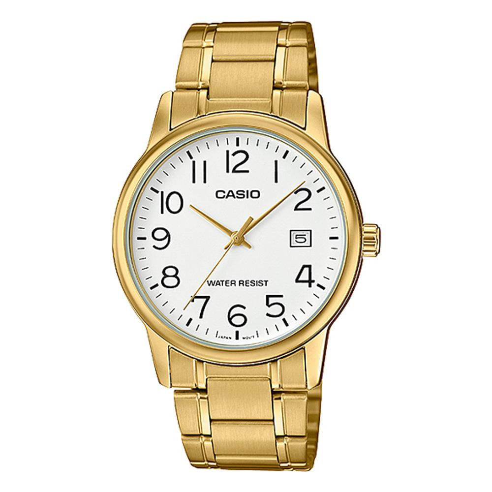 Reloj Casio análogo metálico dorado para hombre - Siman Costa Rica