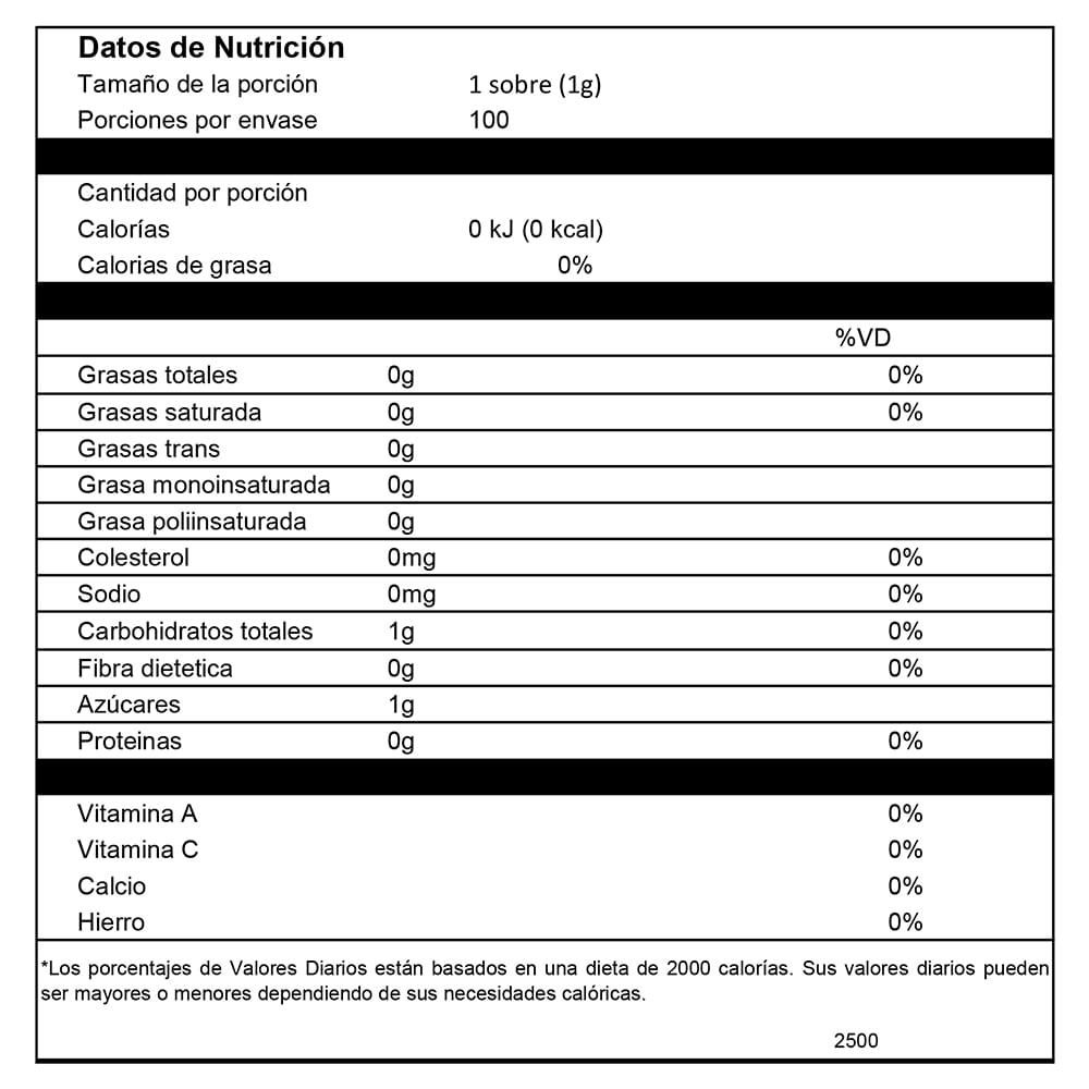 Caja Endulzante Splenda 50 sobres