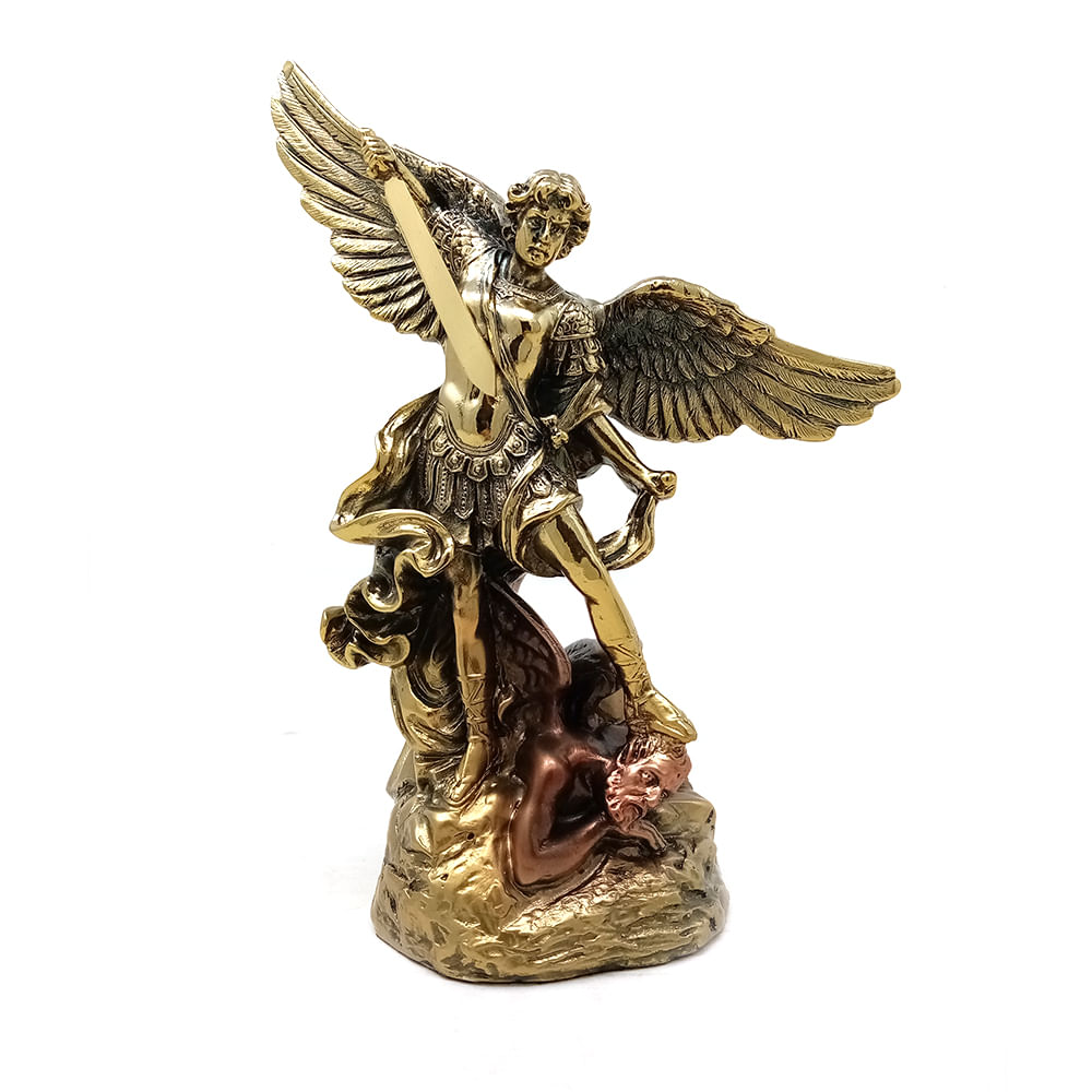Figura san miguel arcángel 17 cms