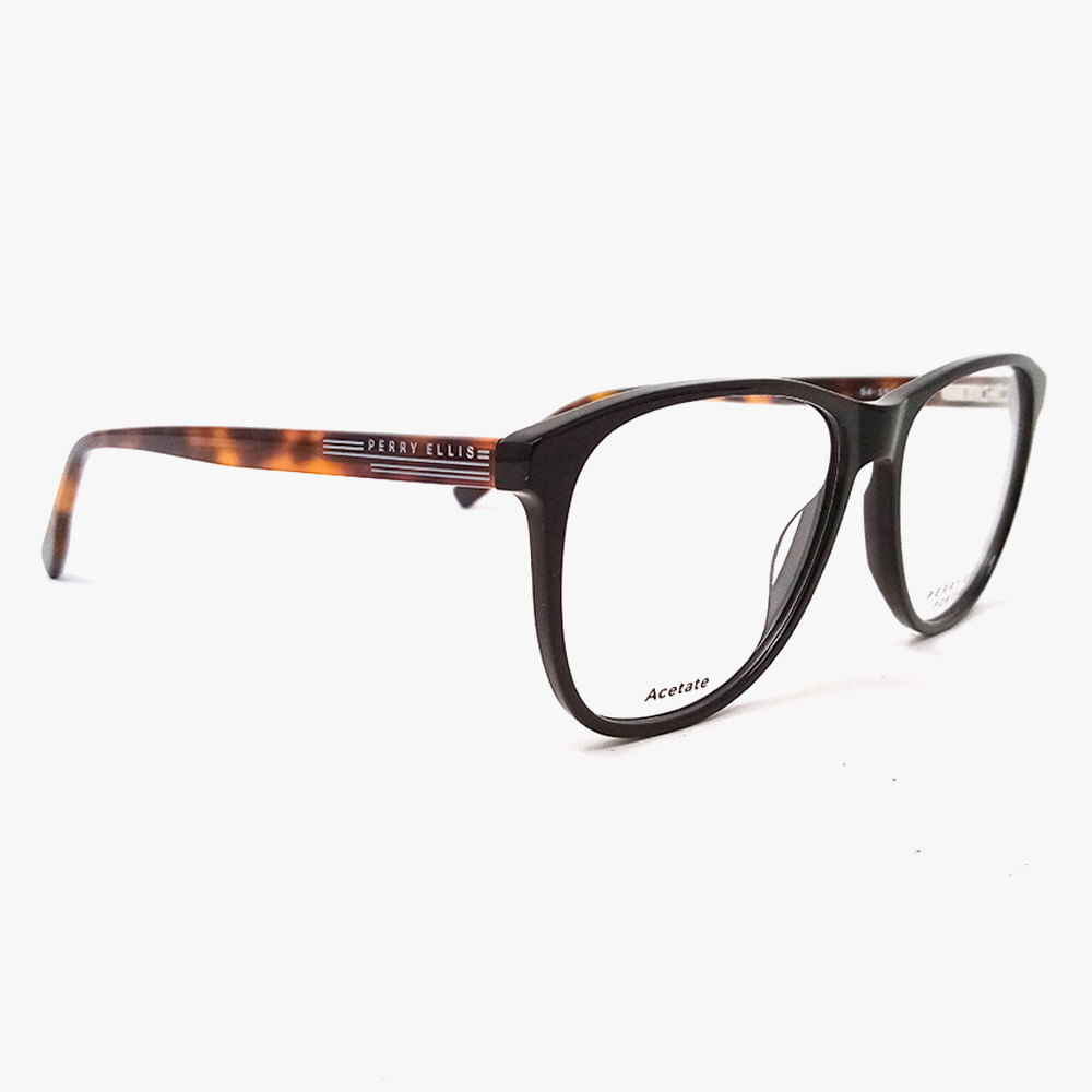 Aro completo negro tortuga hombre acetato