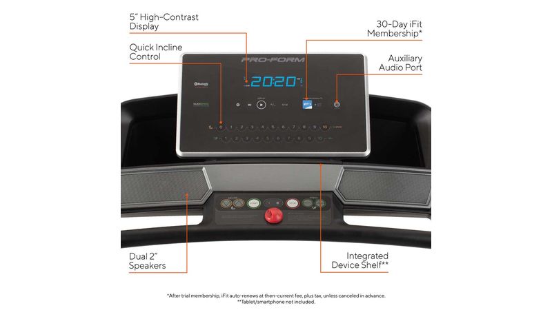 ProForm Cadence Compact 300 Folding Treadmill, Compatible