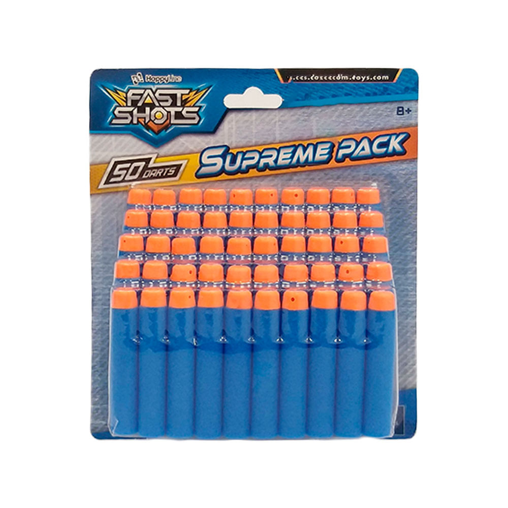 Fast Shots 50 Dardos Foam - Siman El Salvador