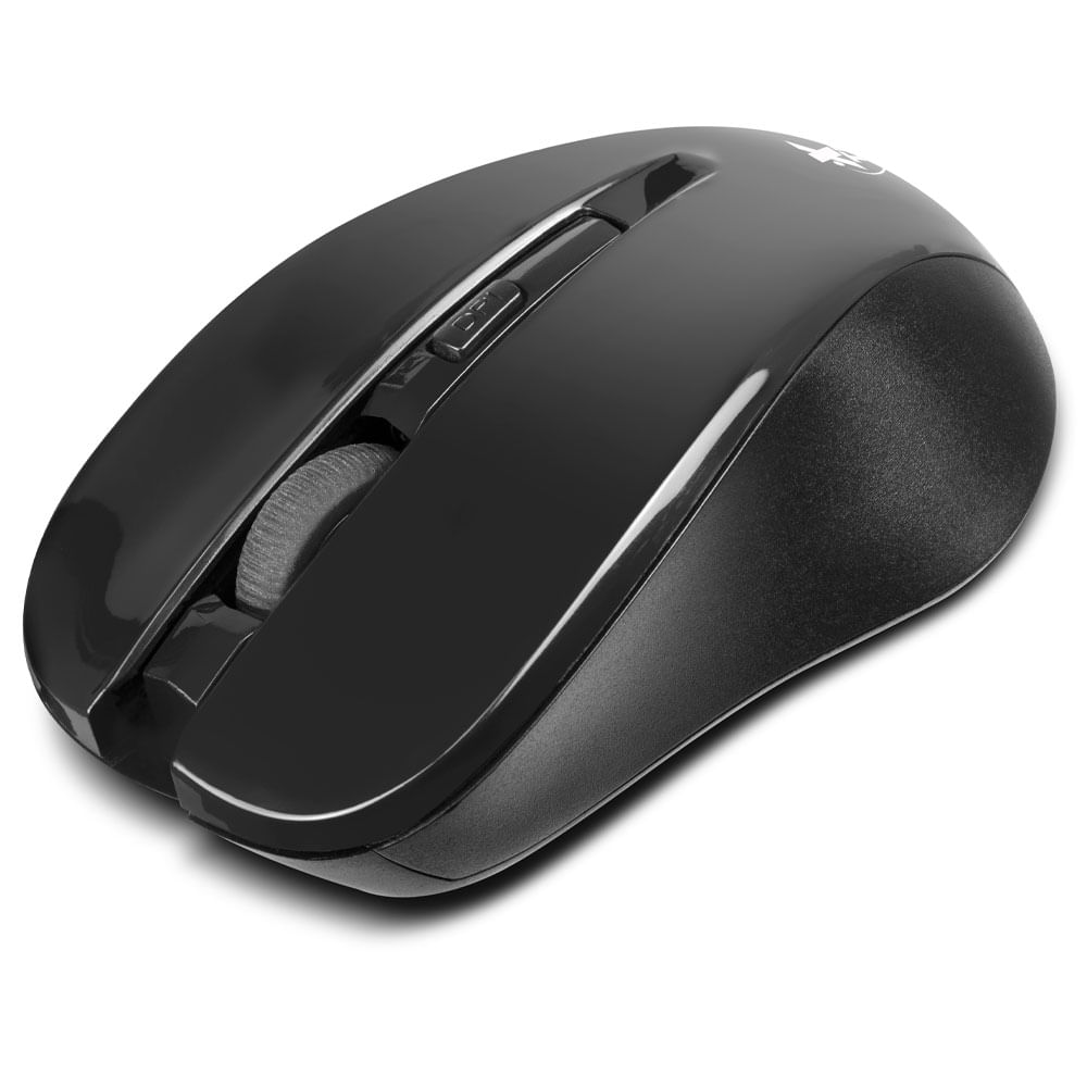 Mouse óptico inalámbrico de 4 botones negro - Siman Nicaragua