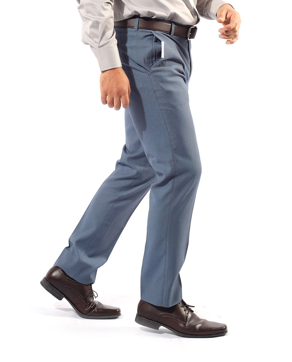 Pantalón slim fit celeste para hombre - Siman Costa Rica