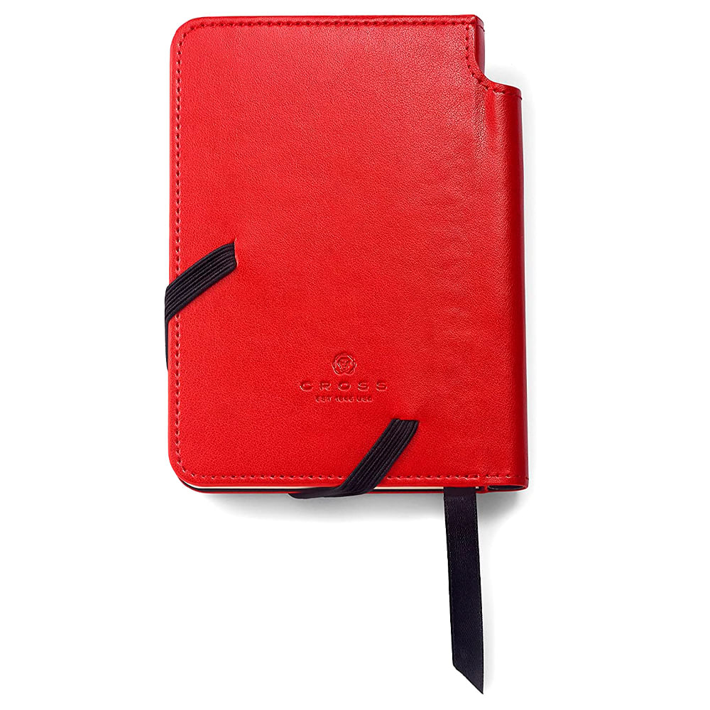 Libreta pequeno roja con renglones