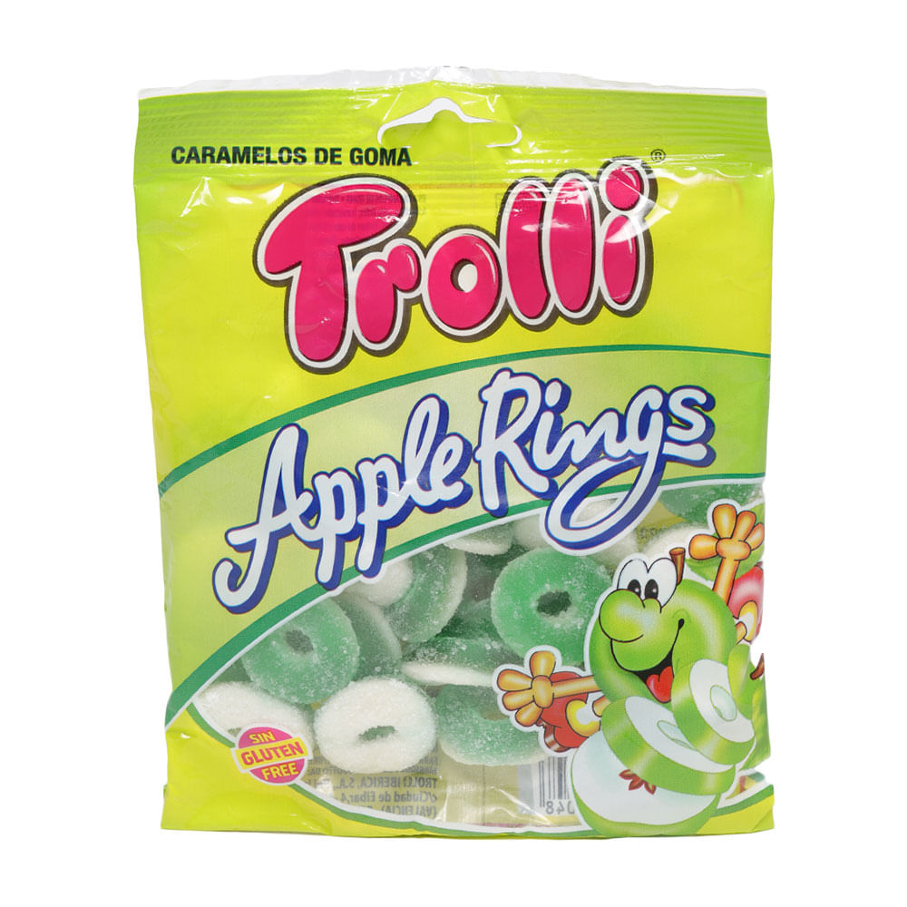 Gomitas Trolli Apple Rings 100g - Siman Guatemala