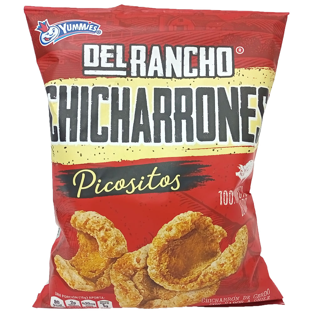 Yummies Chicharron Criollo Picosito 126gr