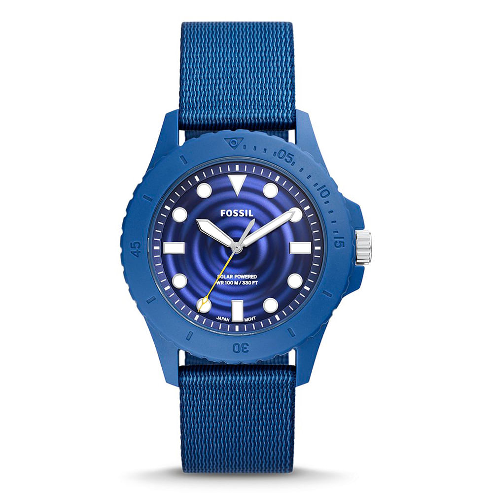 Reloj Fossil análogo nylón azul para caballero