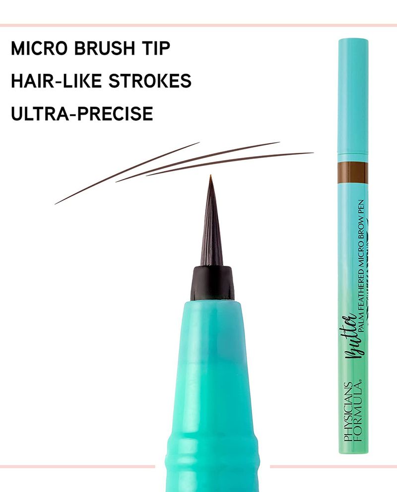 Butter Palm Feathered Micro Eyebrow Pen - Brown - Siman El Salvador