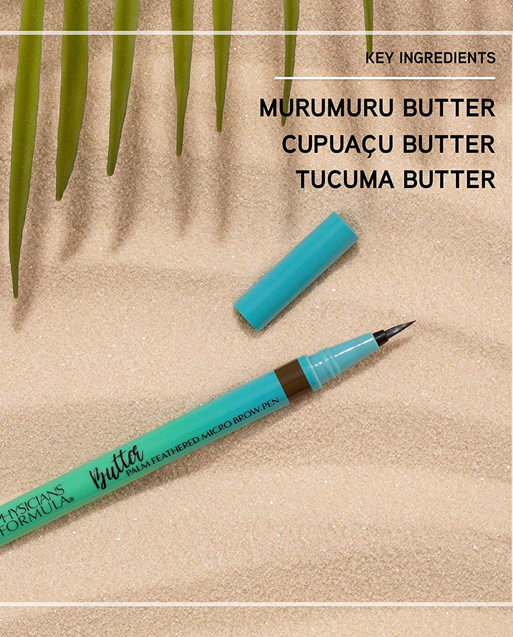 Butter Palm Feathered Micro Eyebrow Pen - Brown - Siman El Salvador