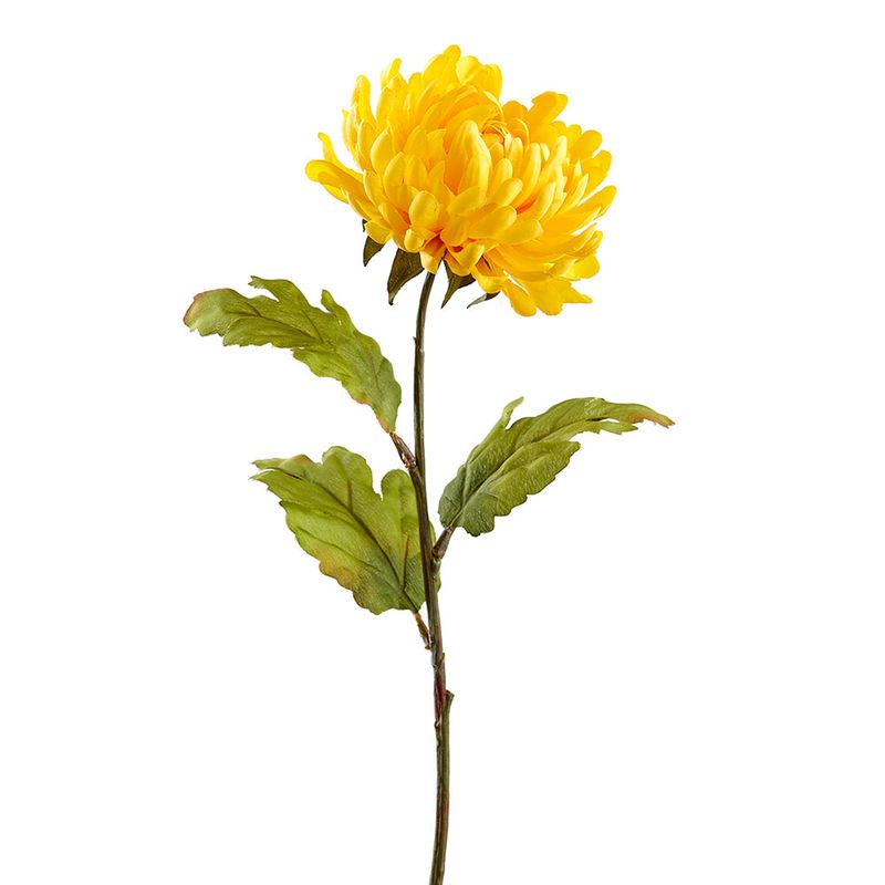 Rama de flores artificiales amarillas