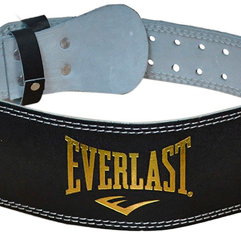 Cinturón para pesas everlast cuero talla L
