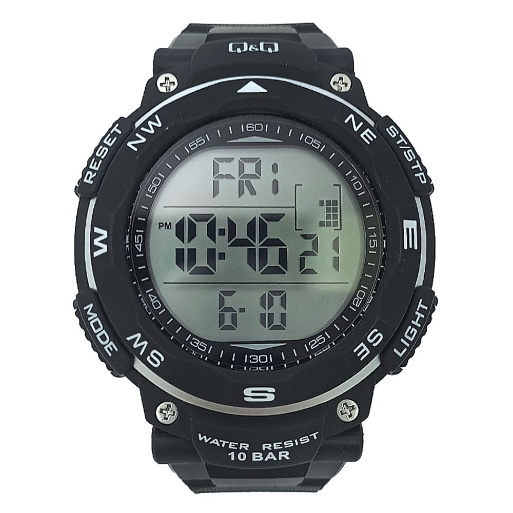 Reloj Q&Q digital plástico negro para hombre
