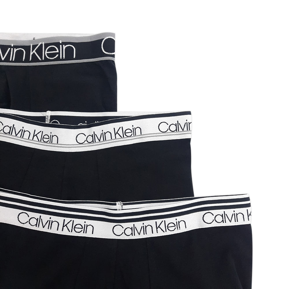 Pack de 3 boxers Calvin Klein trunk negros para hombre - Siman El Salvador