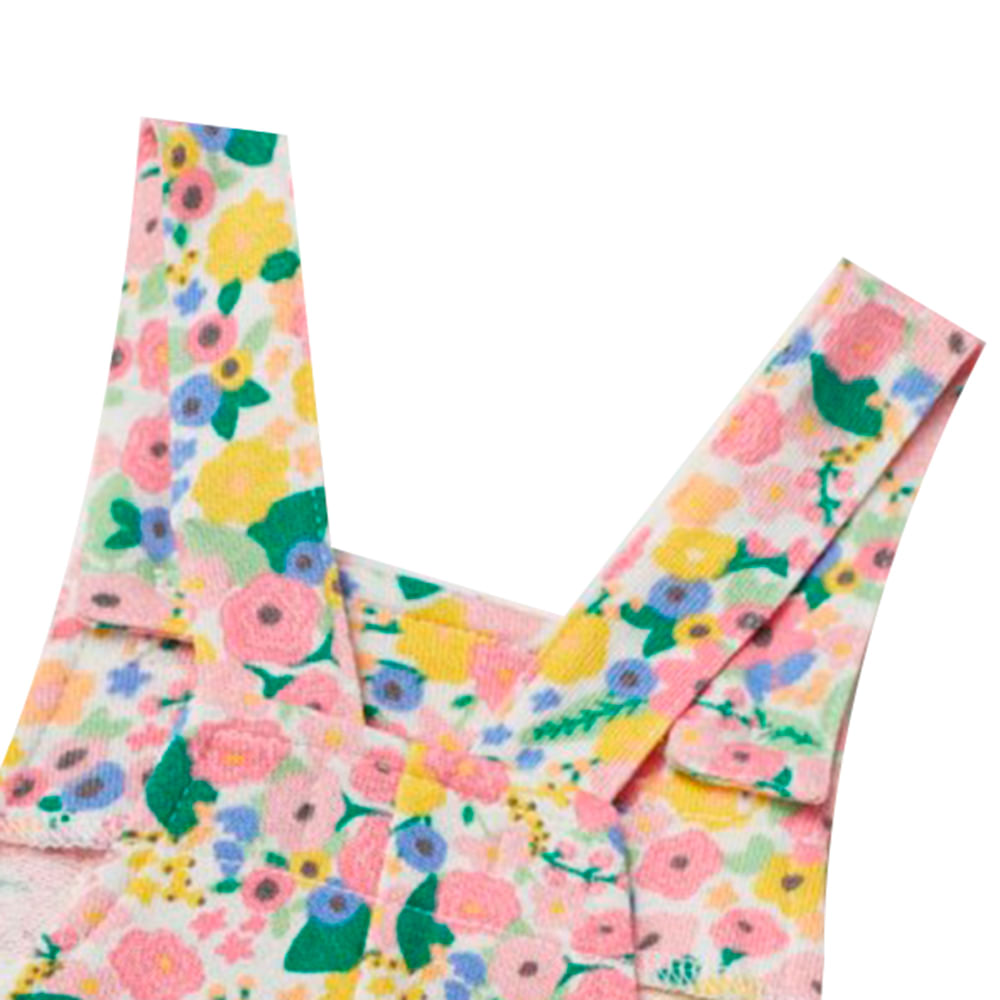 Overall multicolor con estampado para niña - Siman Costa Rica