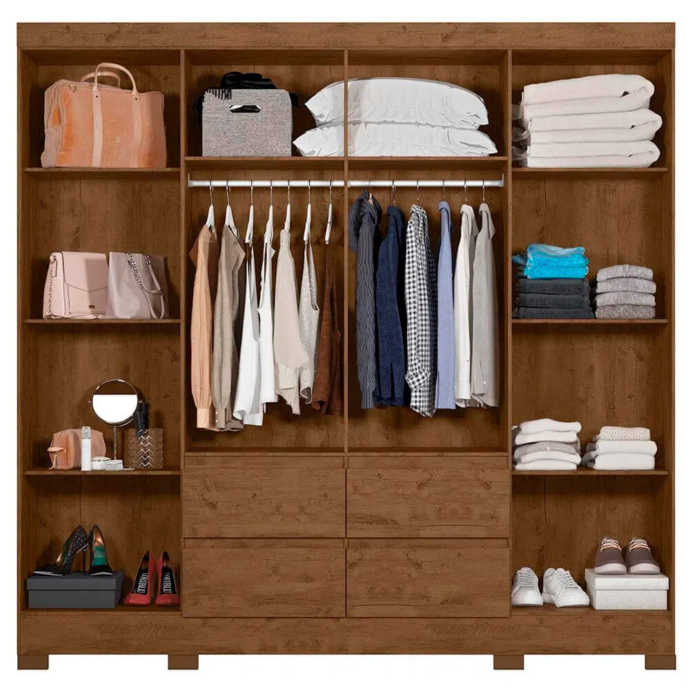 Ropero 8 puertas 4 gavetas - Siman Guatemala