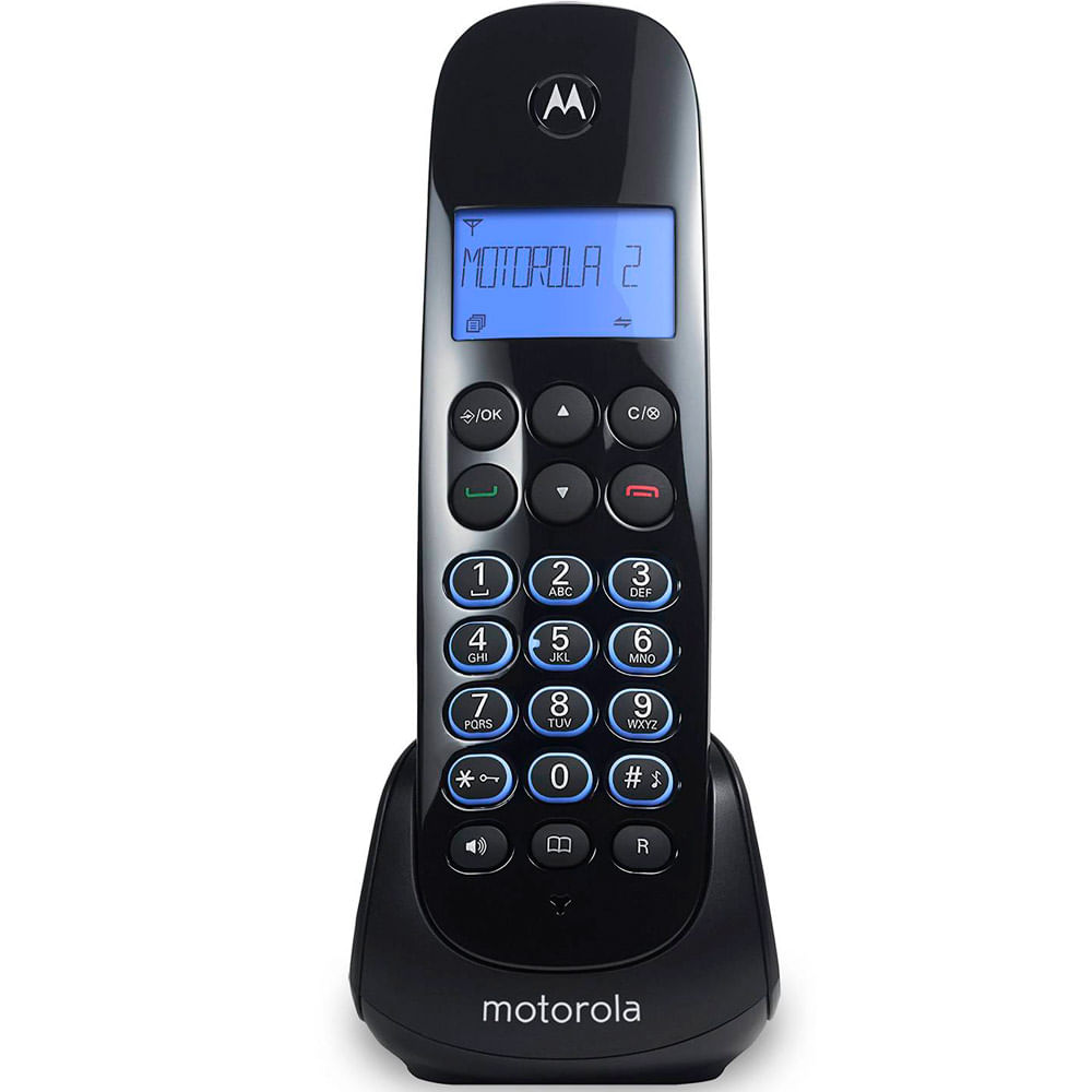 Teléfono inalámbrico dúo digital con altavoz identificador de llamada ...