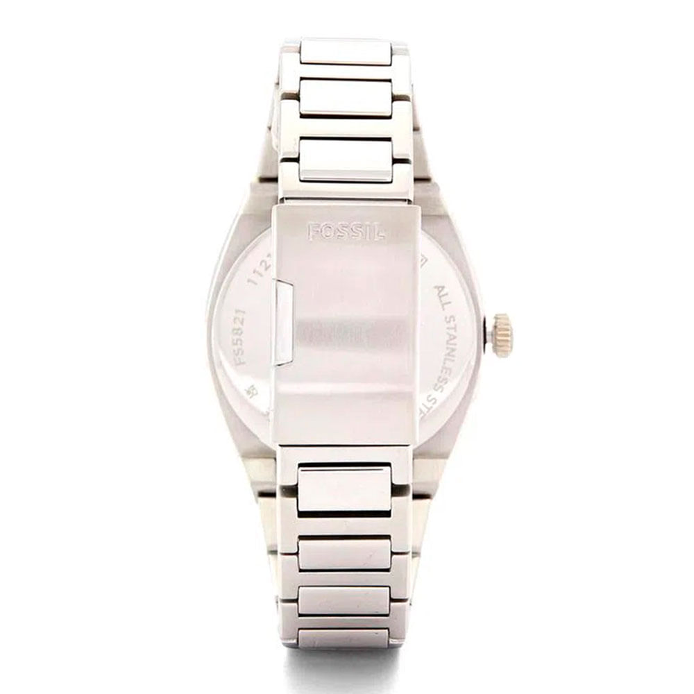 Reloj Fossil análogo metálico plateado para hombre - Siman Costa Rica