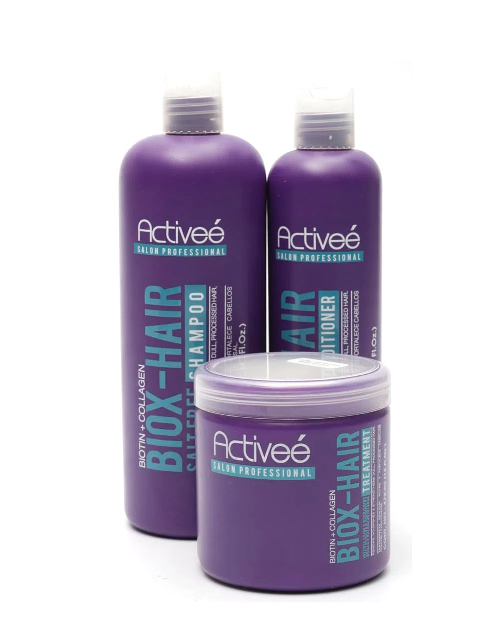 Kit de tratamiento capilar Activeé Biox Hair - Siman El Salvador