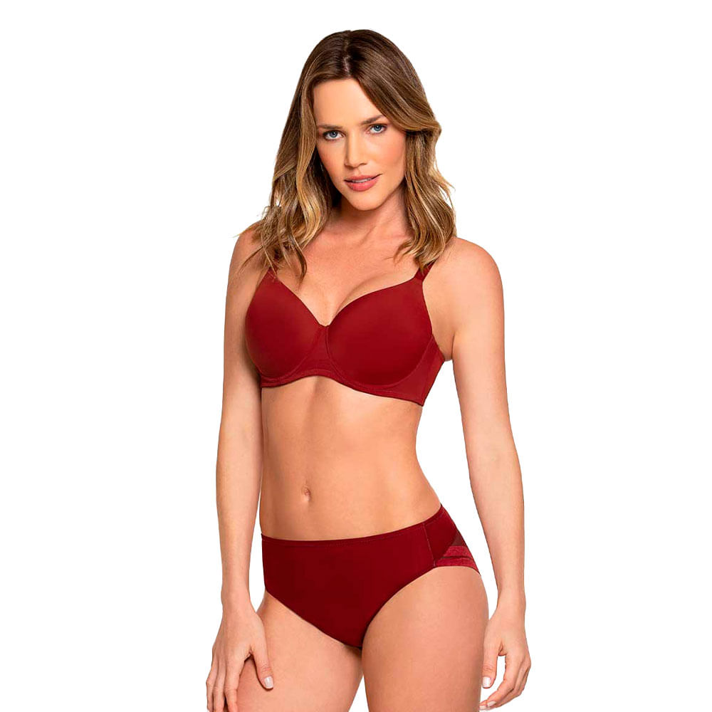 Brasiere color rojo para dama