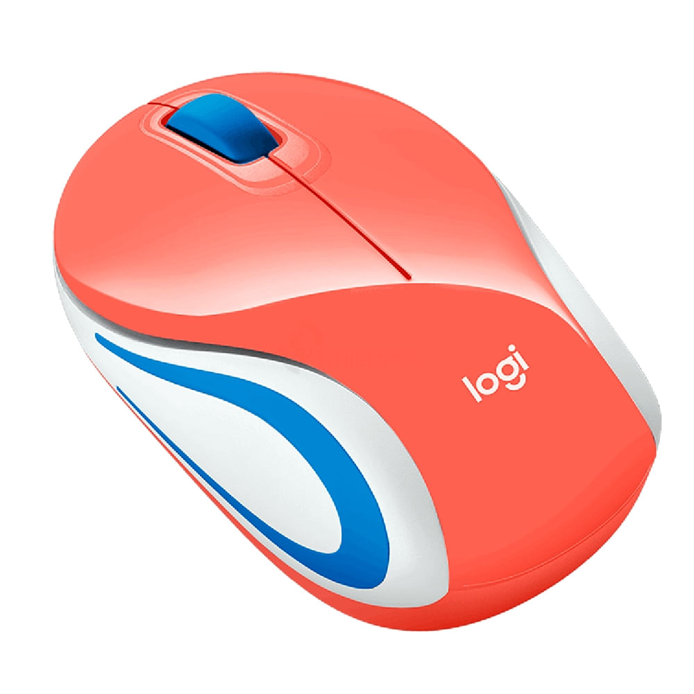 Mouse inlambrico ultra portable m187 coral