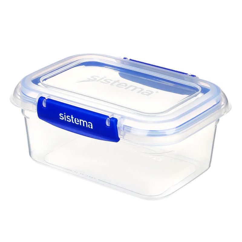 Depósito para guardar comida rectangular transparente - Siman Guatemala