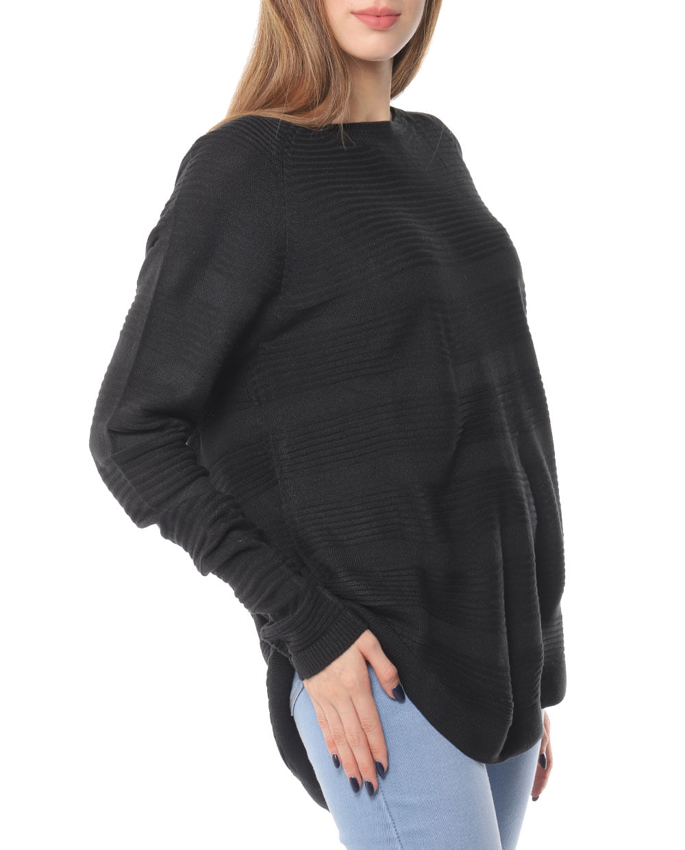 Suéter Nicolle pull over negro para mujer - Siman El Salvador