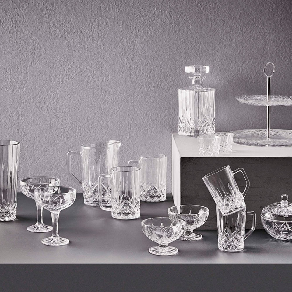 Set de copas de vidrio para postres 4 piezas