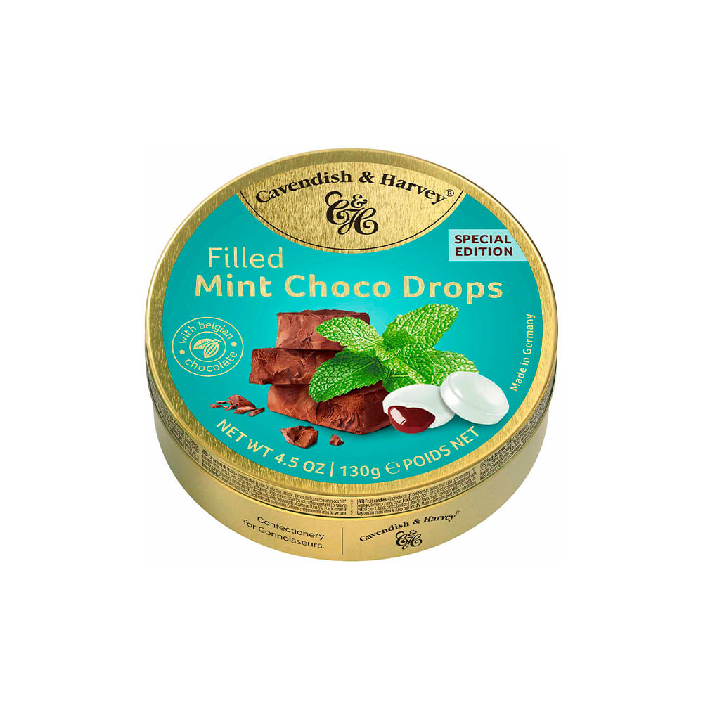 Caramelos de menta con relleno de chocolate 130g - Siman Guatemala