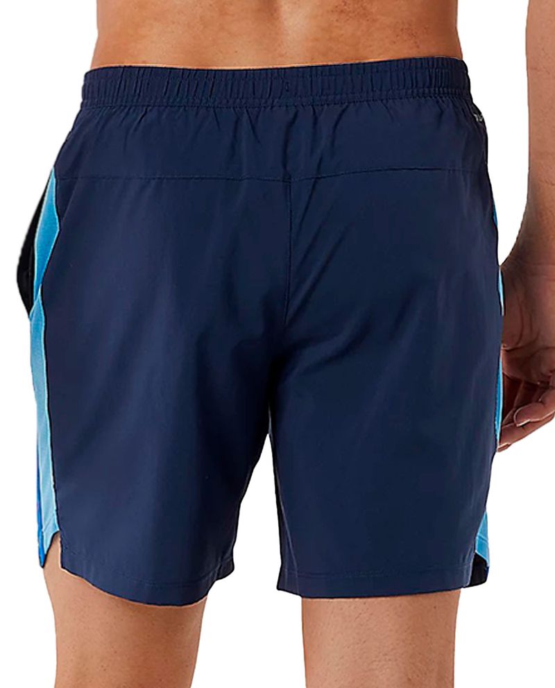 Short deportivo azul para hombre