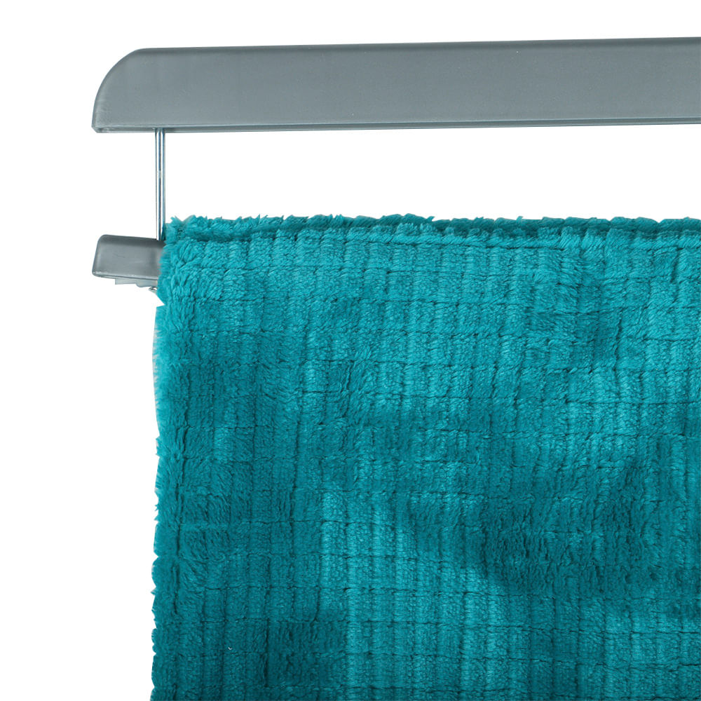 Frazada con textura solida variedad de colores 50"x 70"