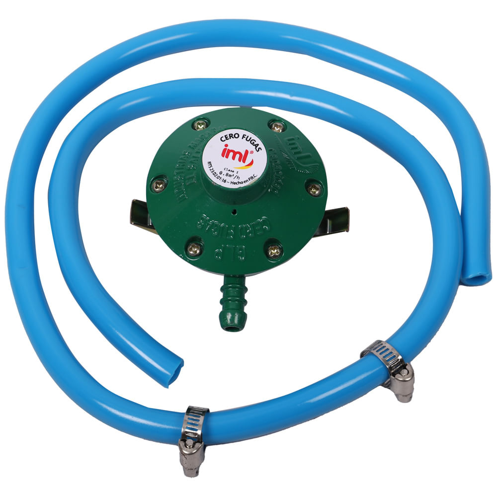Kit de valvula gas propano pesada 1mt.maguera .2 abrazadera iml/ MODELO ...