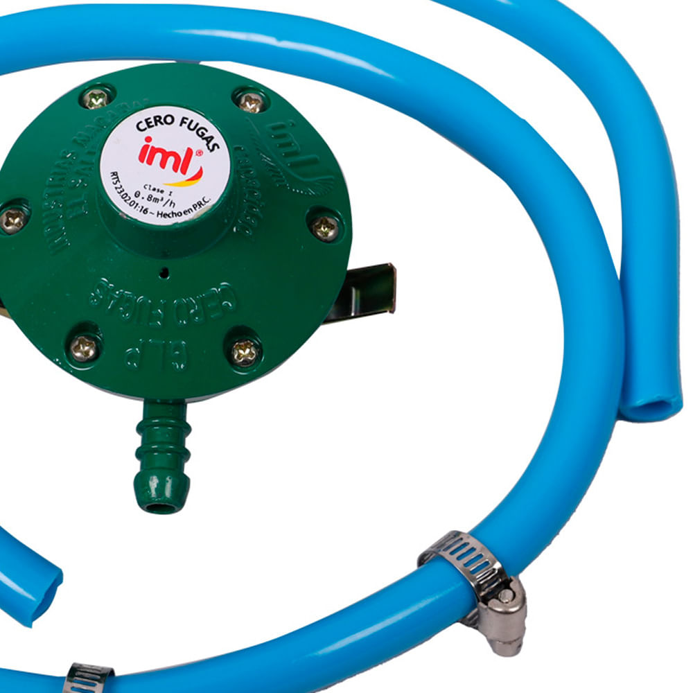 Kit de valvula gas propano pesada 1mt.maguera .2 abrazadera iml/ MODELO ...