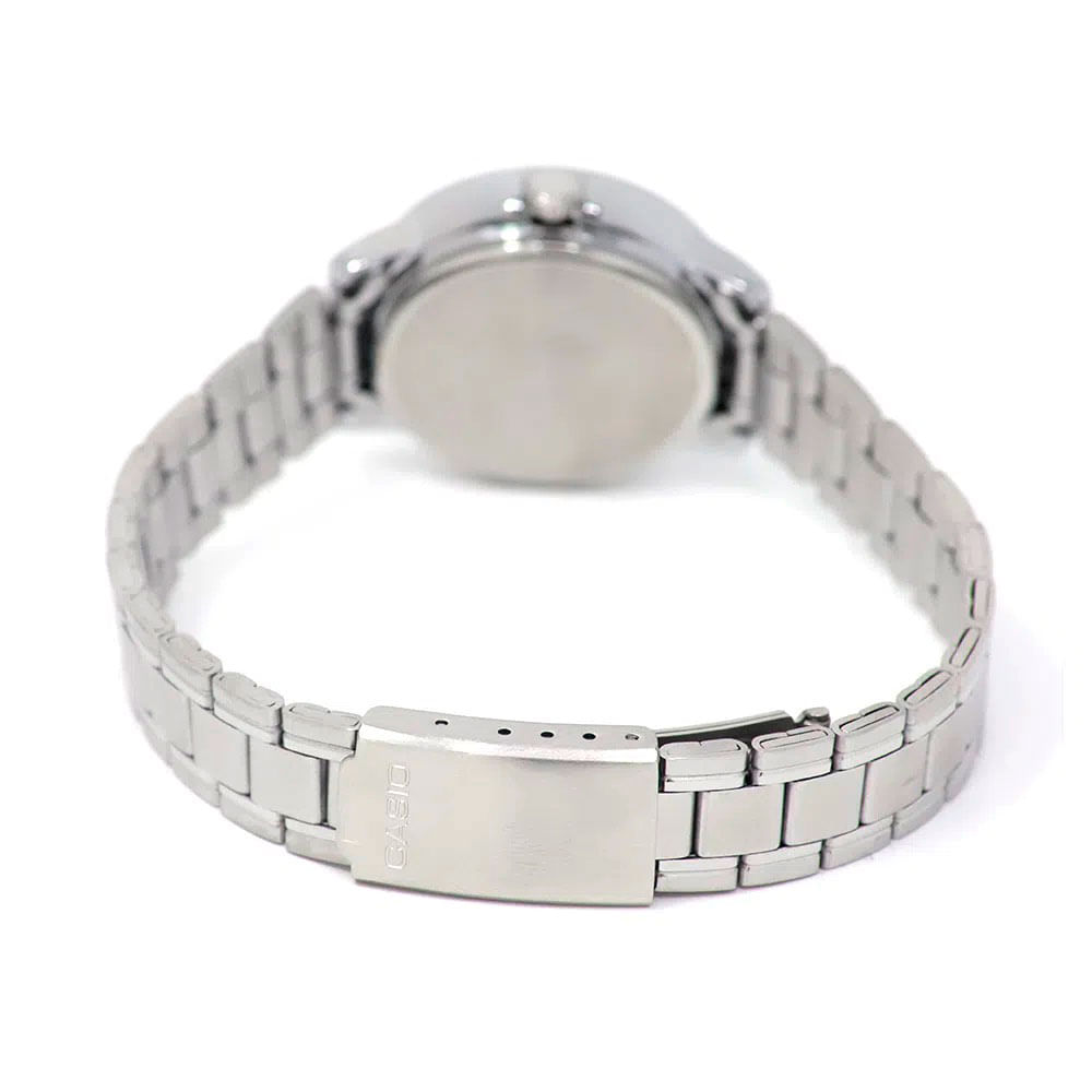 Reloj Casio análogo metálico plateado para mujer - Siman El Salvador