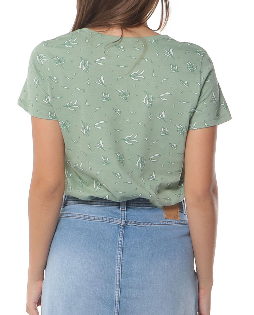 Camiseta Nicolle manga corta estampada para dama - Siman El Salvador