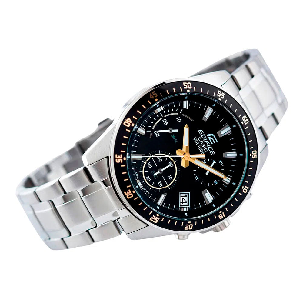 Reloj Casio Edifice análogo metal plateado para hombre - Siman El Salvador