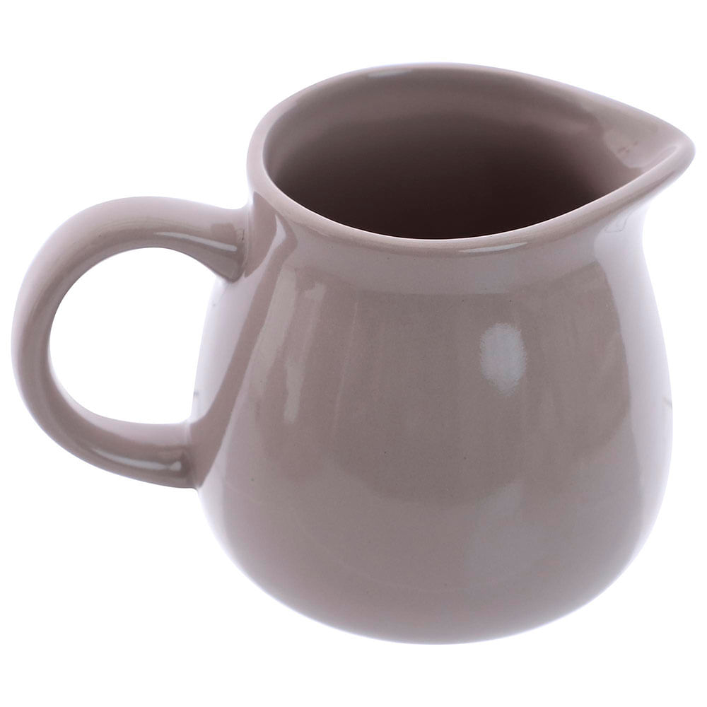 Cremera de cerámica beige