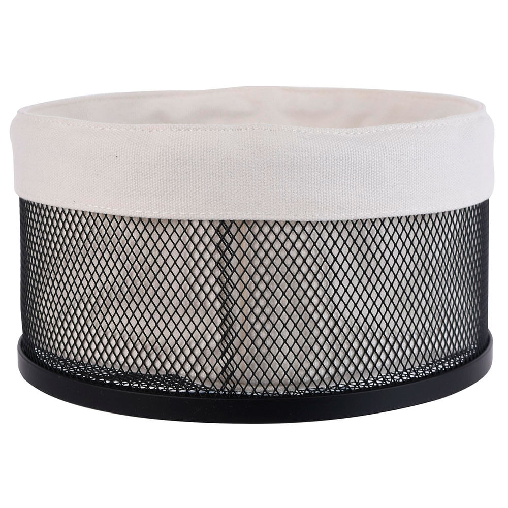 Cesta negra para pan 20x10.5 - Siman El Salvador