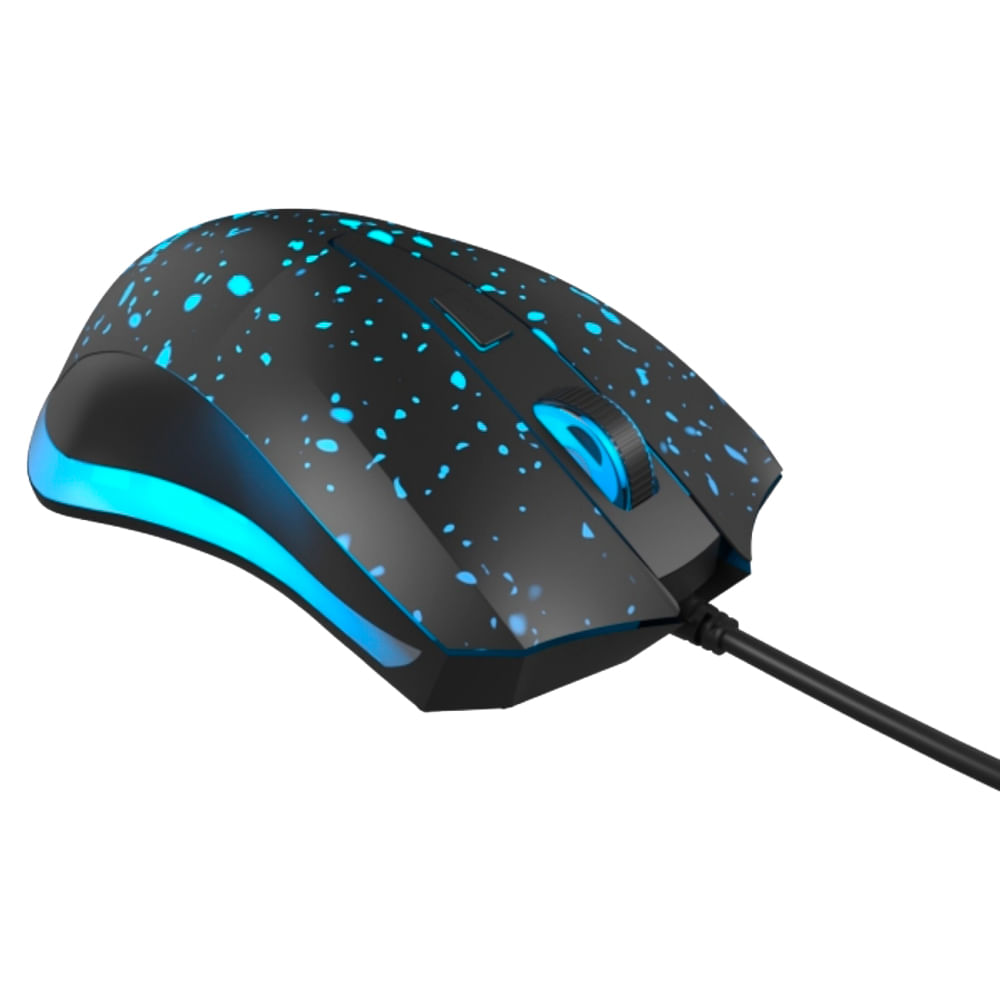 Mouse gamer luces led 7 colors cable usb