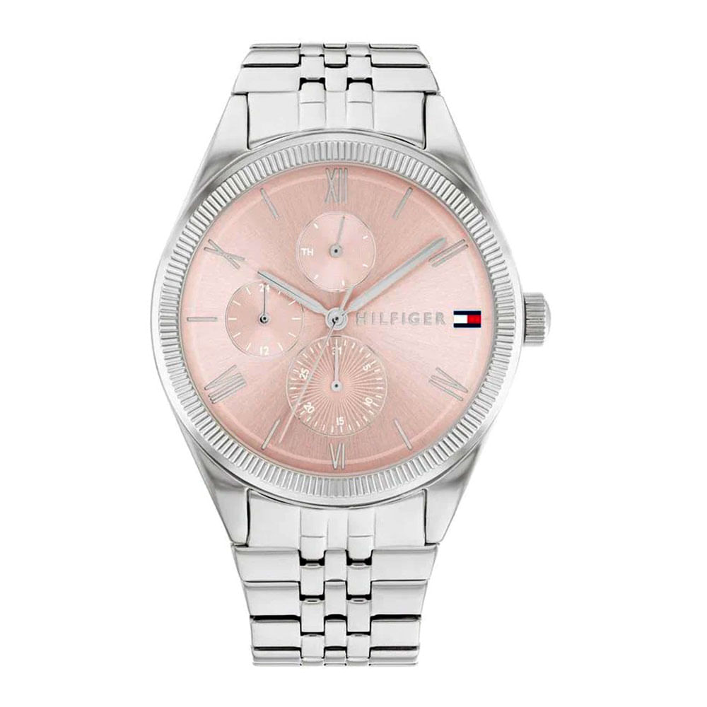 Reloj Tommy Hilfiger analogo metalico plateado para mujer - Siman Costa ...
