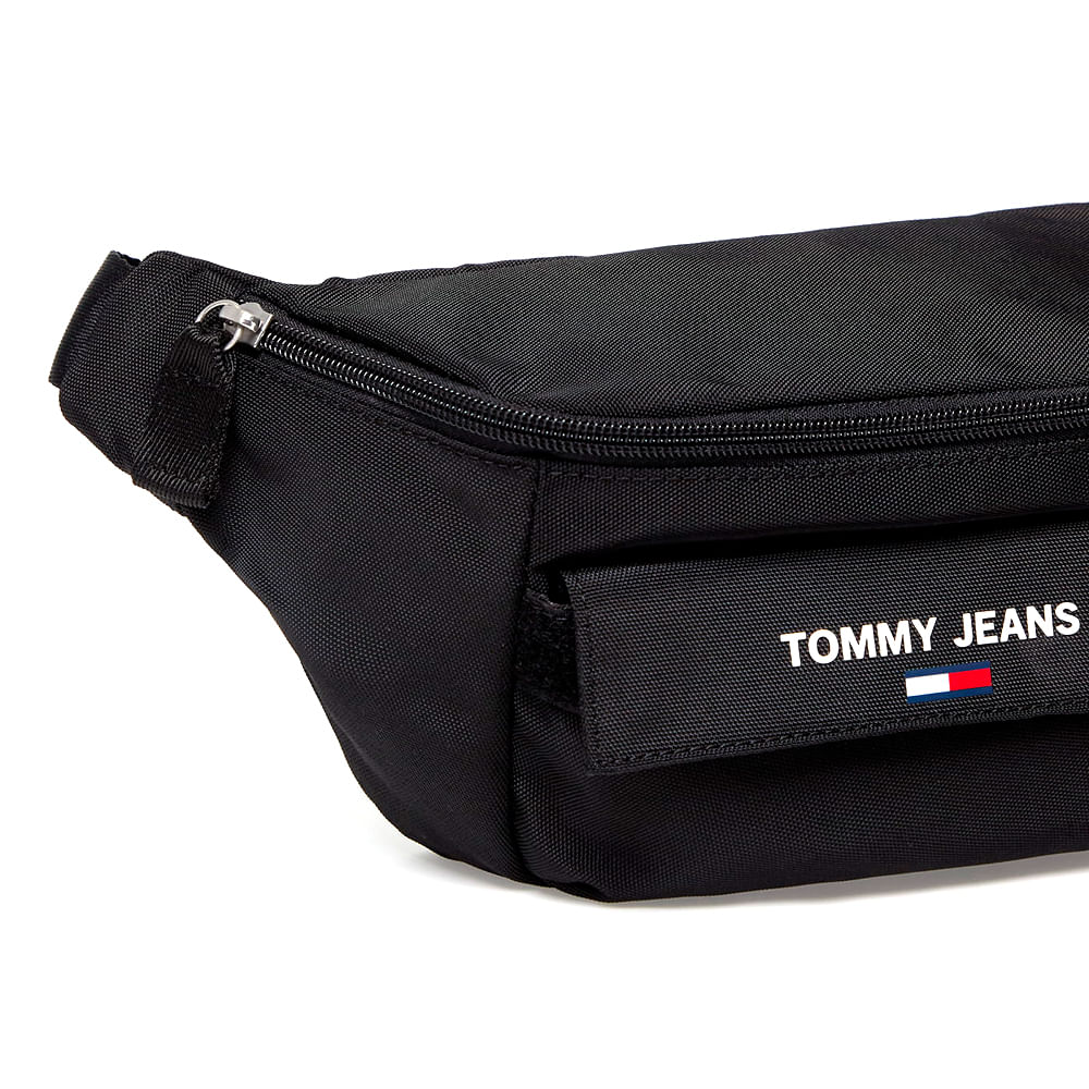 Cangurera básica negra para hombre