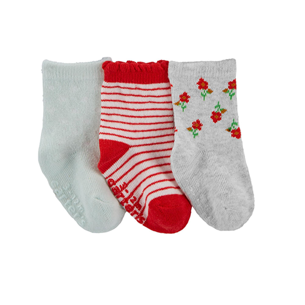 Paquete de seis pares de calcetines de bebe