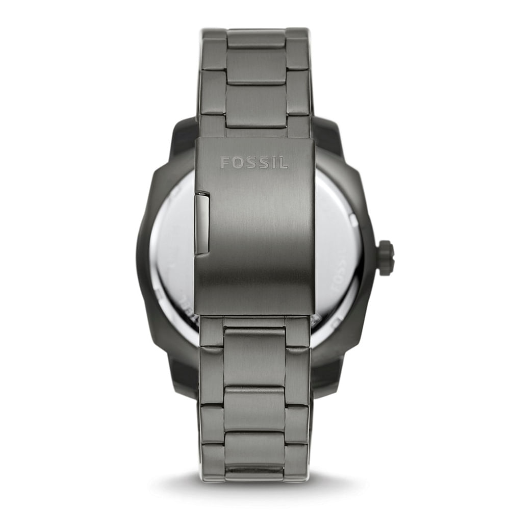 Reloj Fossil análogo metálico negro para hombre - Siman Costa Rica