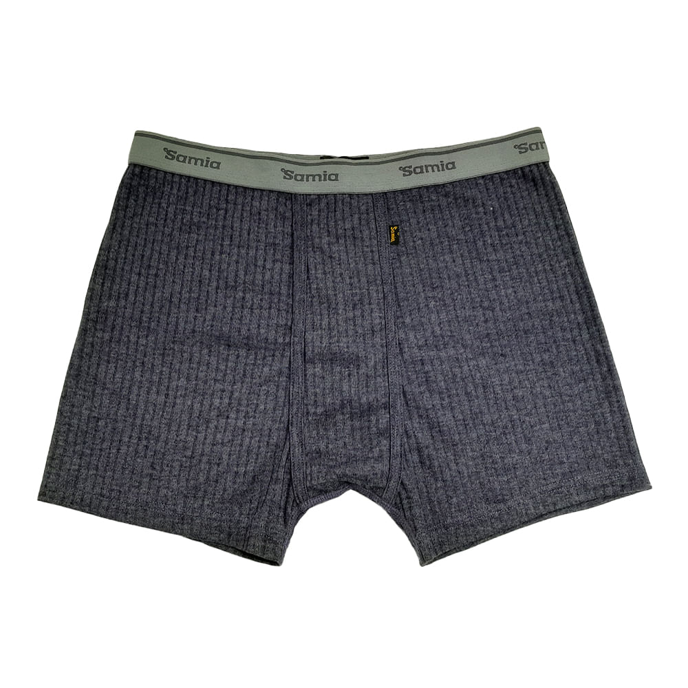 Bóxer brief Samia azul navy canalé para hombre - Siman El Salvador
