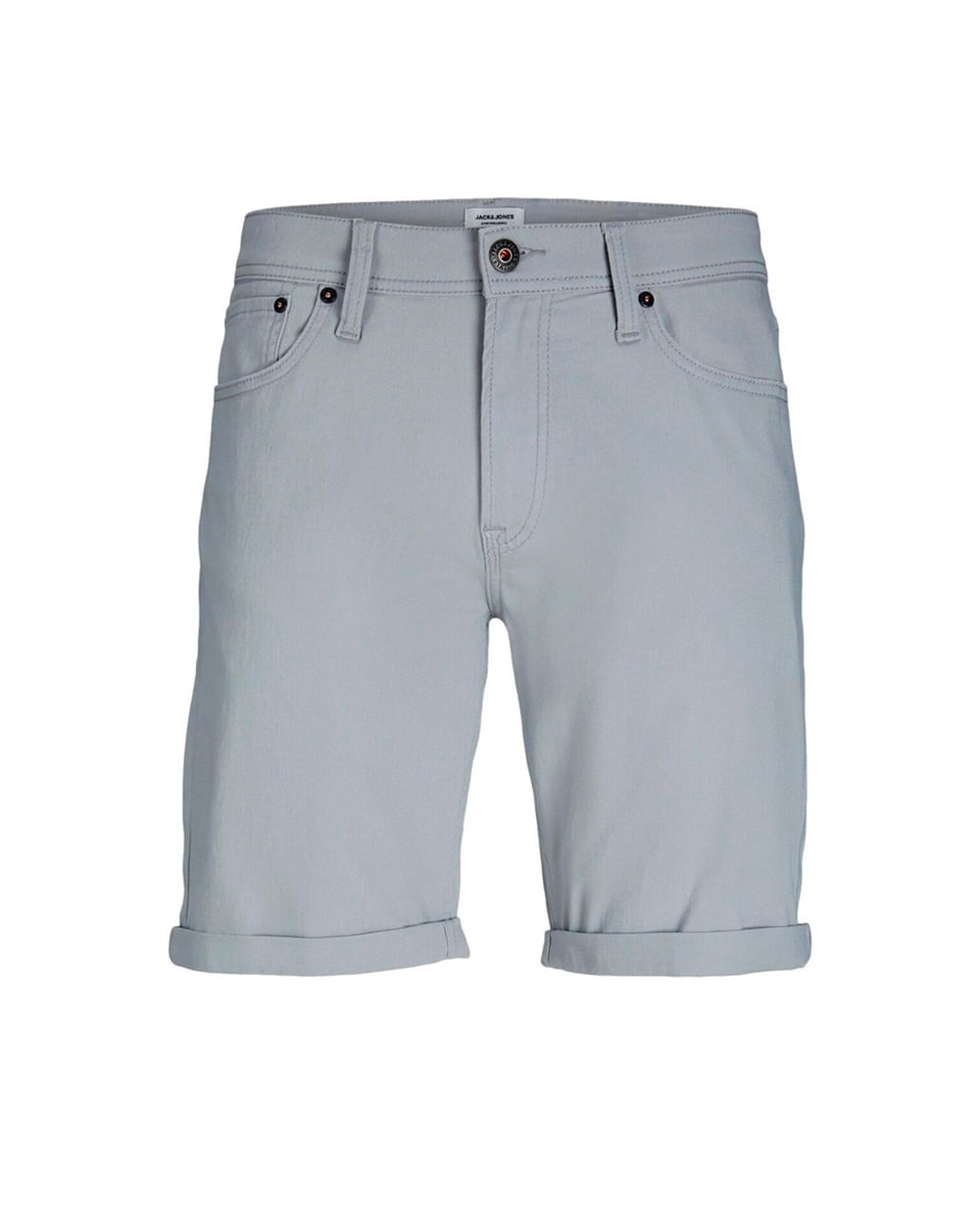 Short gris sólido para hombre