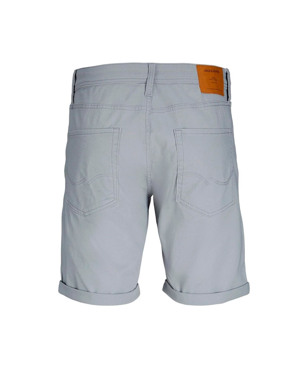 Short gris sólido para hombre