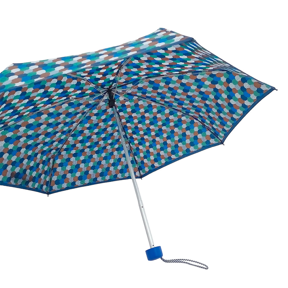 Paraguas C-collection color azul con estampado