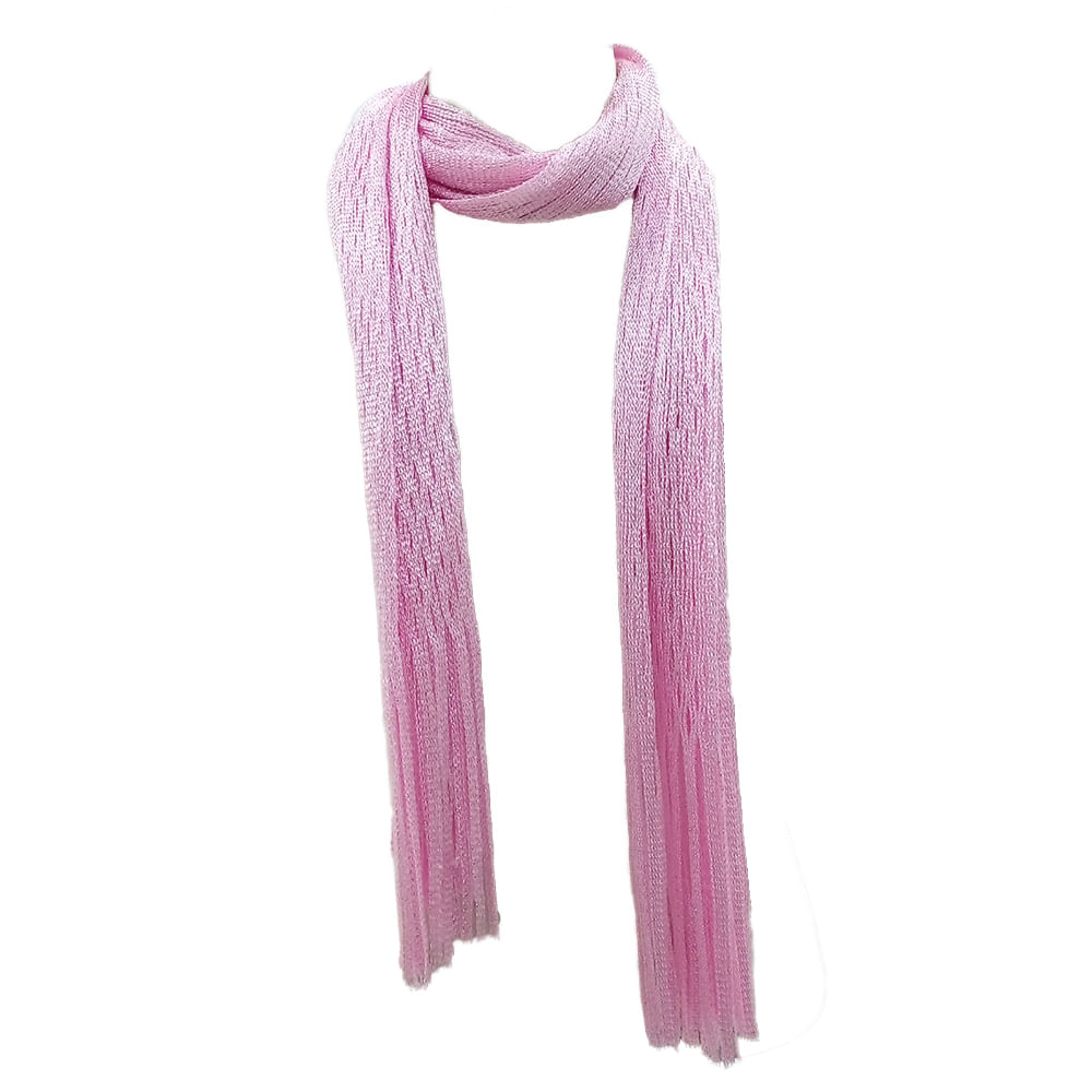 Bufanda Again color rosado para dama