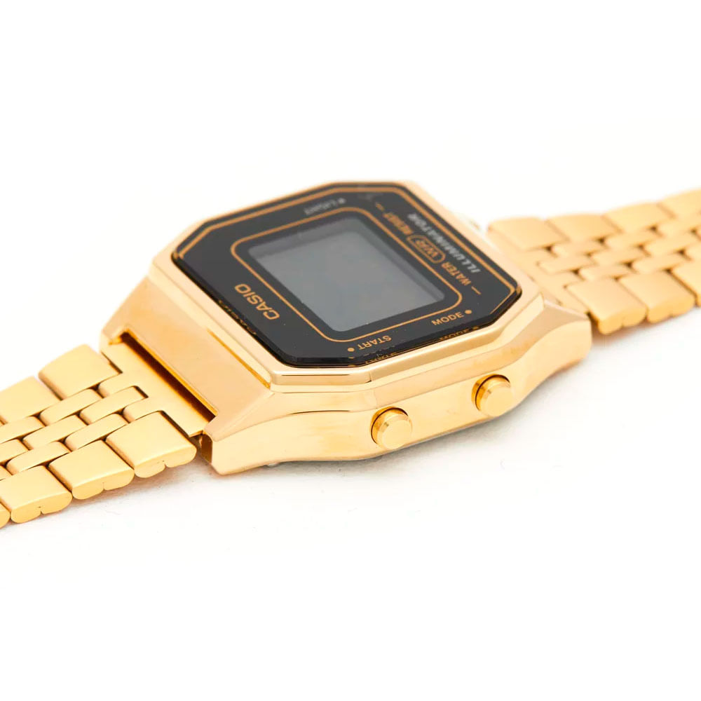 Reloj Casio digital metálico dorado para mujer - Siman Nicaragua