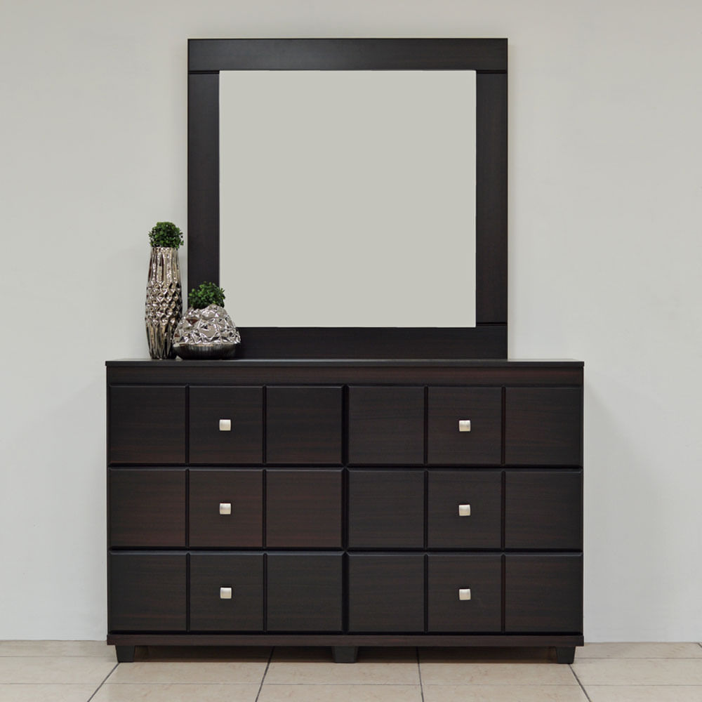 Gavetero de seis gavetas y espejo - Siman Guatemala